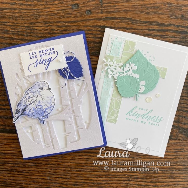 Perched in a Tree by Stampin' Up! - A Card Duo! - LauraMilligan