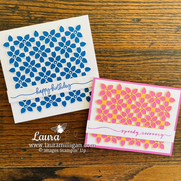 Video Tutorial! Create two cards with RETIRING Petal Patterns Dies ...