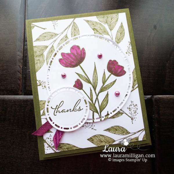A Thank You Card with the Spotlight on Nature Bundle! - LauraMilligan