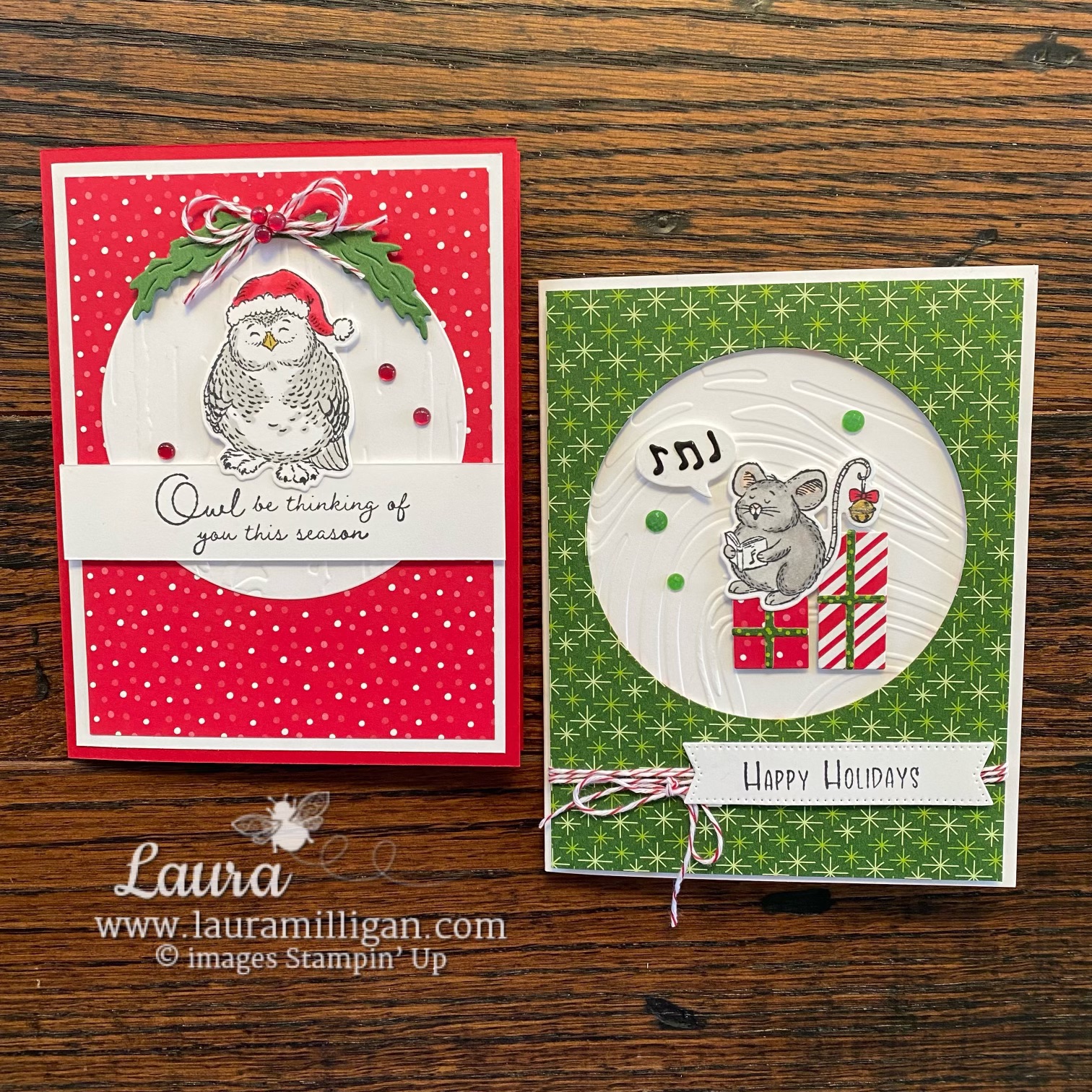 Two Cute Cards with the Christmas Friends Bundle! - LauraMilligan