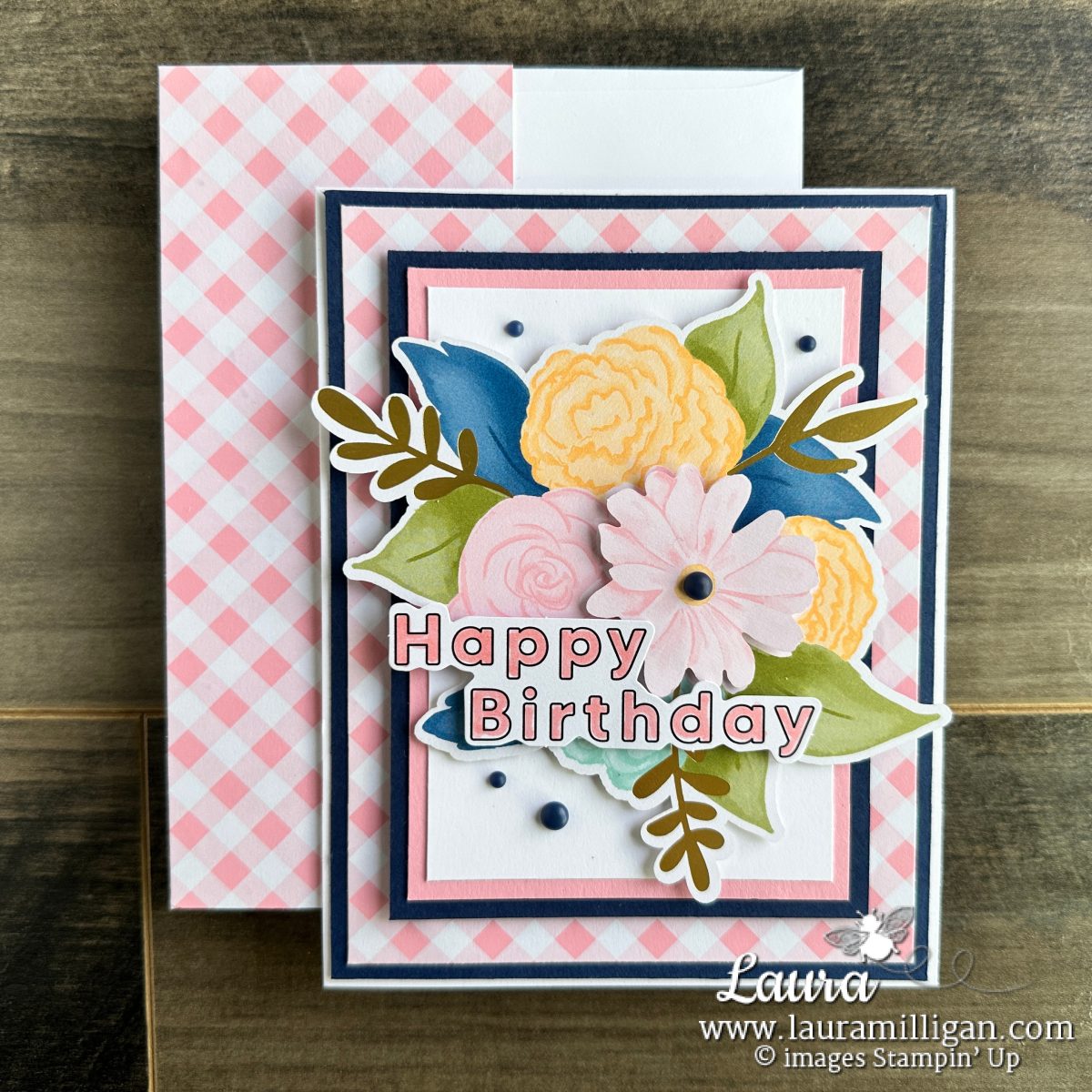 A Beautiful No Stamps Needed Birthday Card - LauraMilligan