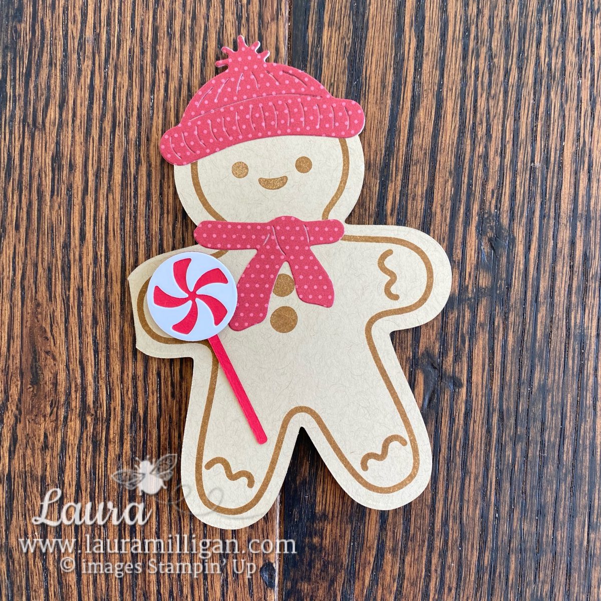 Sweet & Simple Gingerbread Man Card – Facebook Live Replay - LauraMilligan