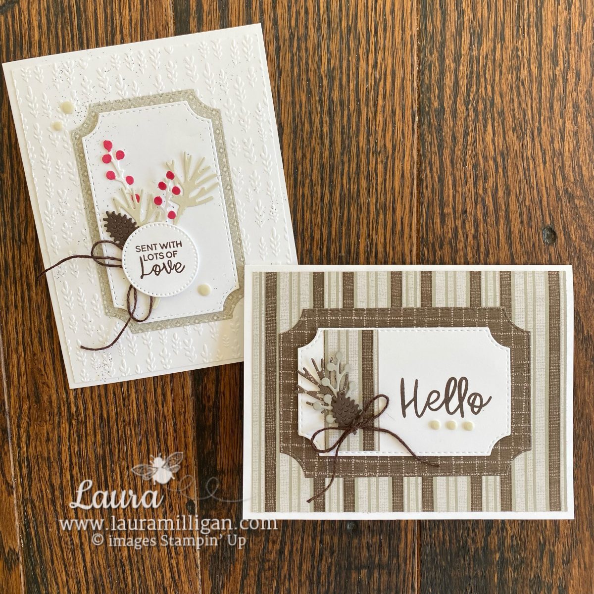 Two Cards & the Branching Out Card Class to Go! - LauraMilligan